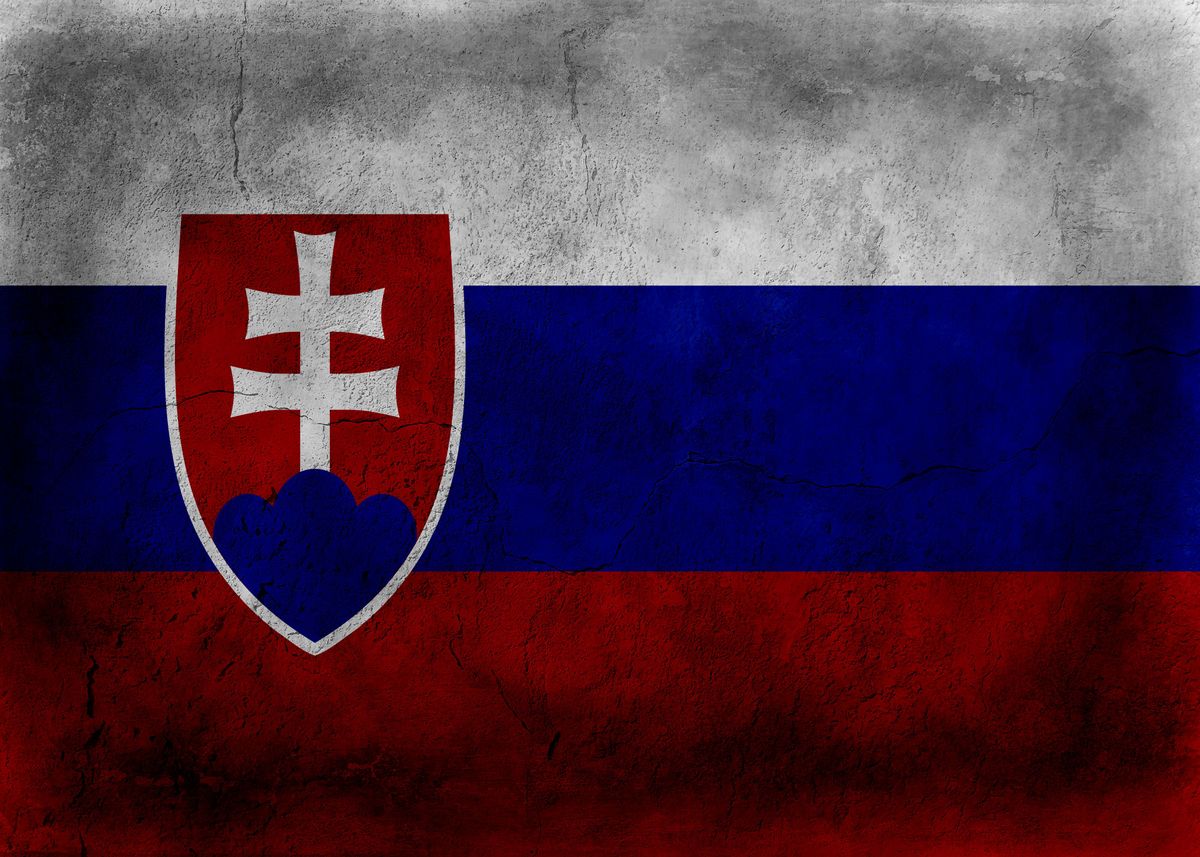 'Slovakia' Poster, picture, metal print, paint by Eli Cassin | Displate