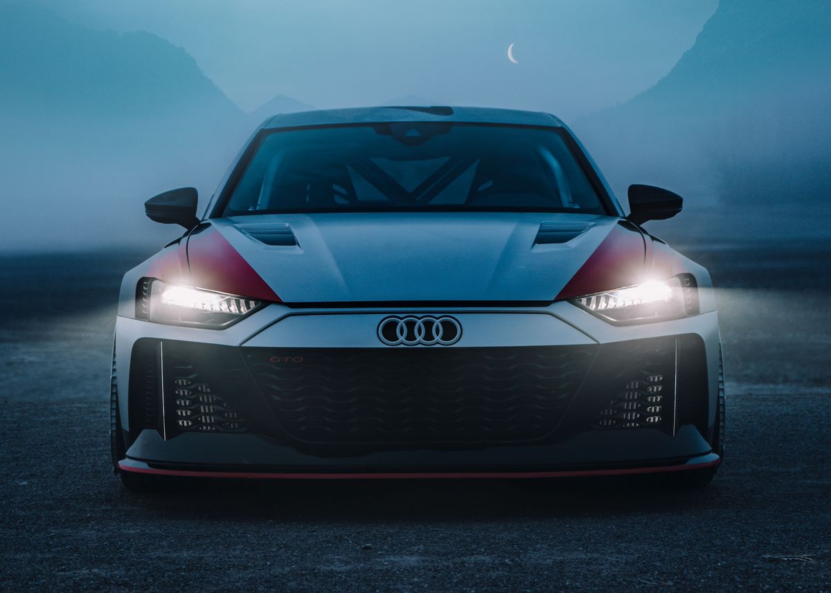 'Audi RS6 GTO' Poster, picture, metal print, paint by Va Mitha | Displate