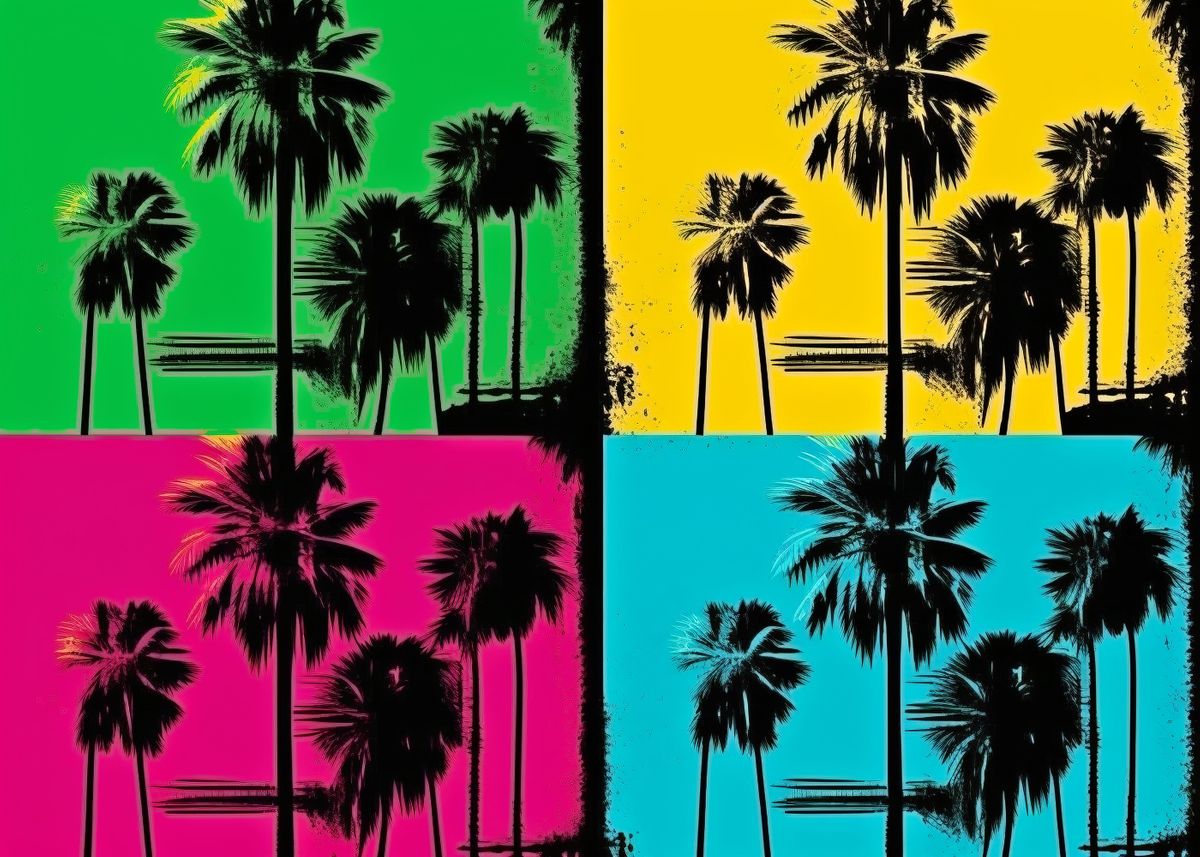 'Colorful Canopy' Poster, picture, metal print, paint by Steel Canvas ...