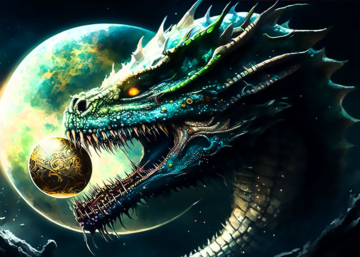 'Dragon' Poster by minh doan | Displate