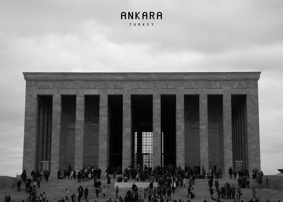 'Ankara ' Poster, picture, metal print, paint by Travel Addict | Displate