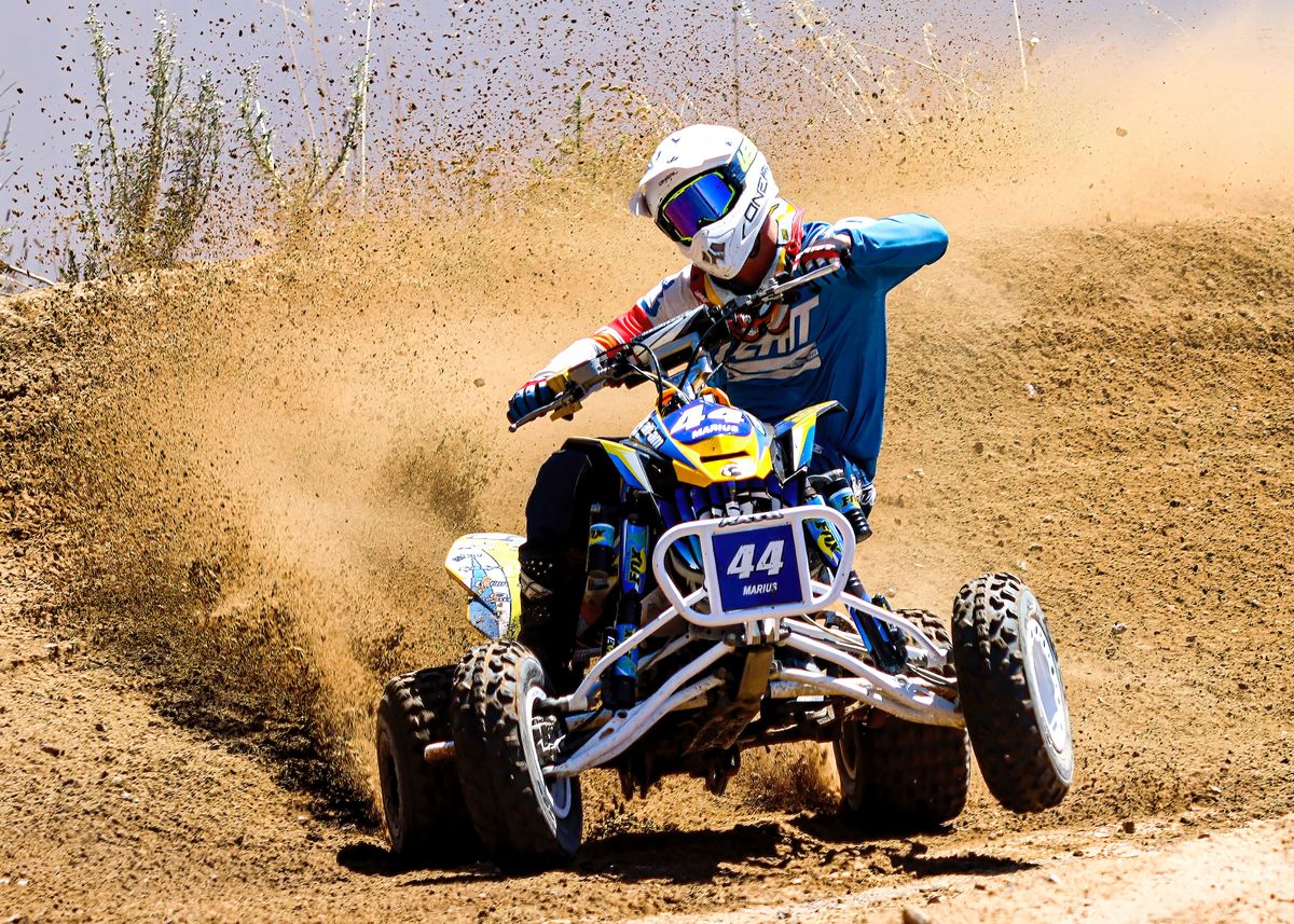 'All Terrain Race Track' Poster, picture, metal print, paint by Stephen ...