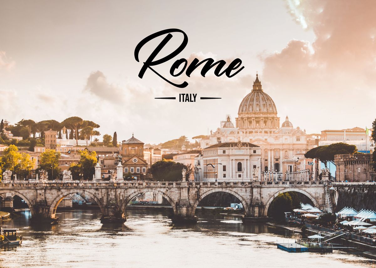 'Rome' Poster, picture, metal print, paint by Tim Kaiser | Displate