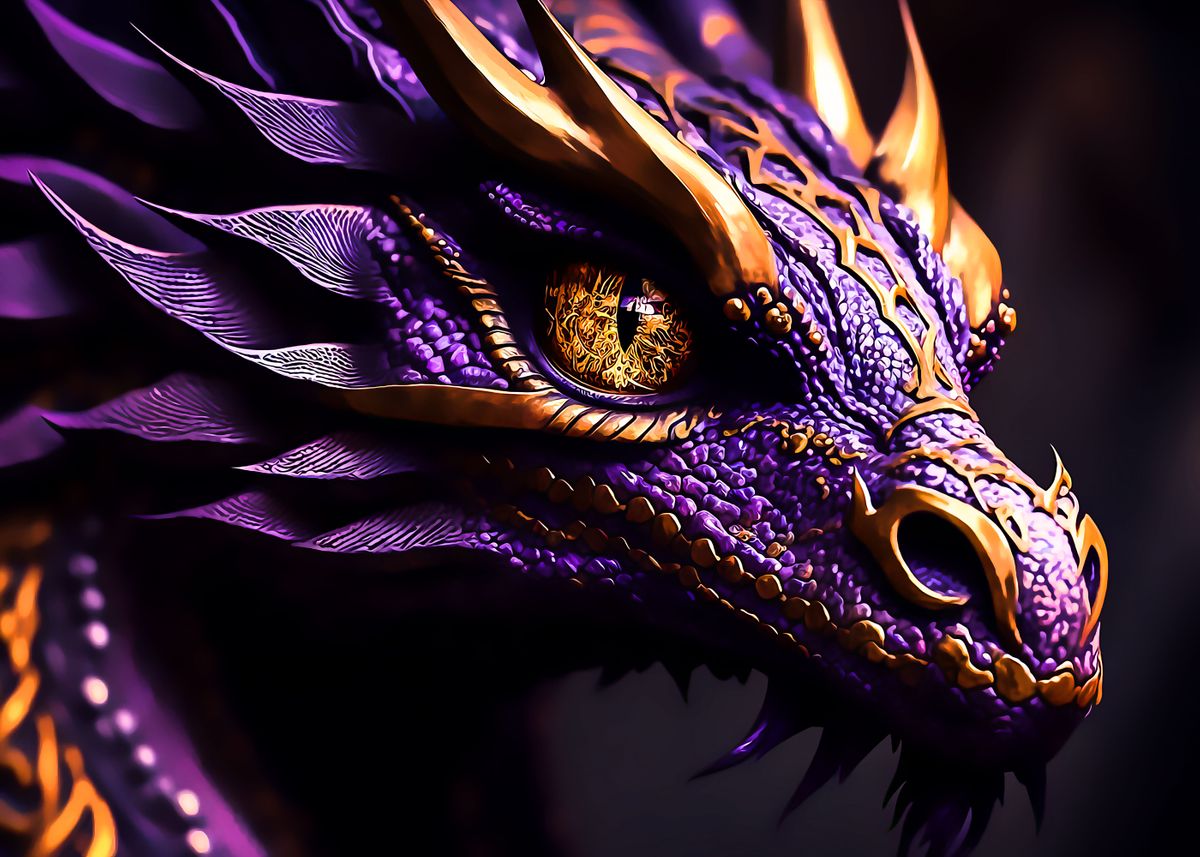 'Dragon' Poster by minh doan | Displate