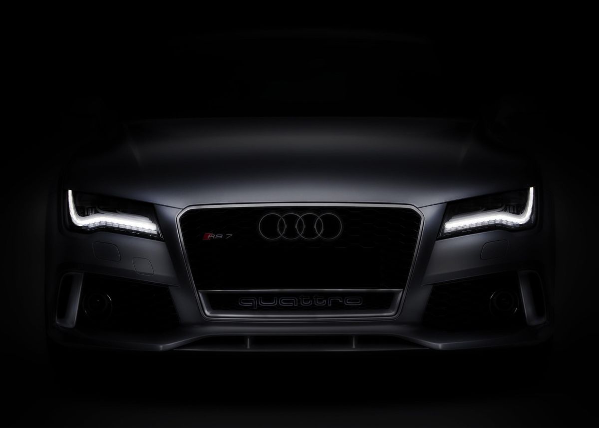 'Audi RS7' Poster, picture, metal print, paint by Monster Car | Displate