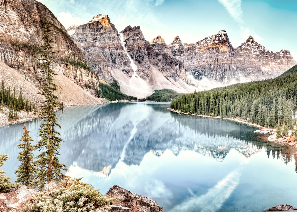 'Banff Alberta Canada' Poster, picture, metal print, paint by Olga Soul ...