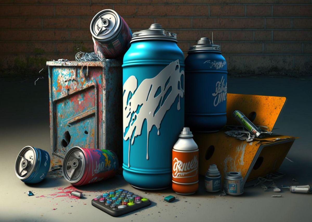 'Graffiti Street Art' Poster, picture, metal print, paint by Color My ...