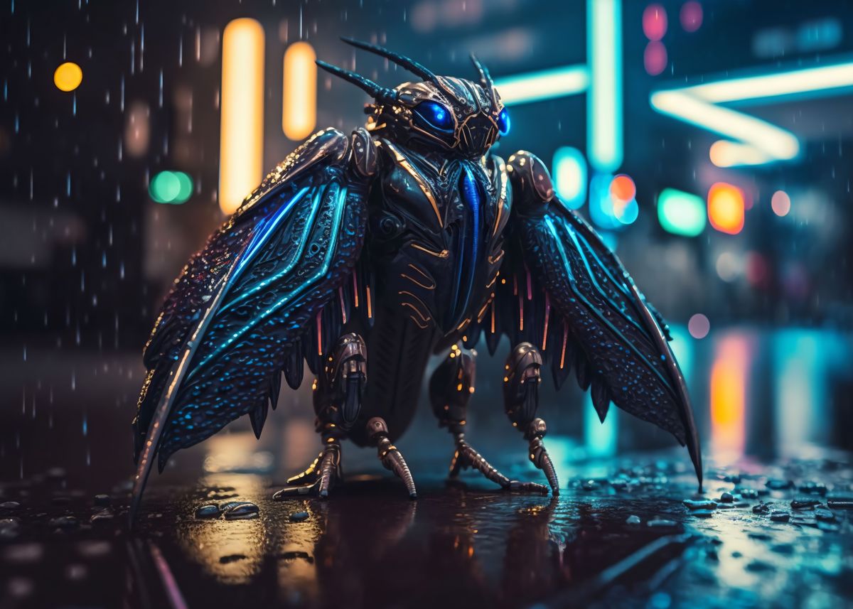 'Insect 1' Poster by PictureArtFantasy | Displate