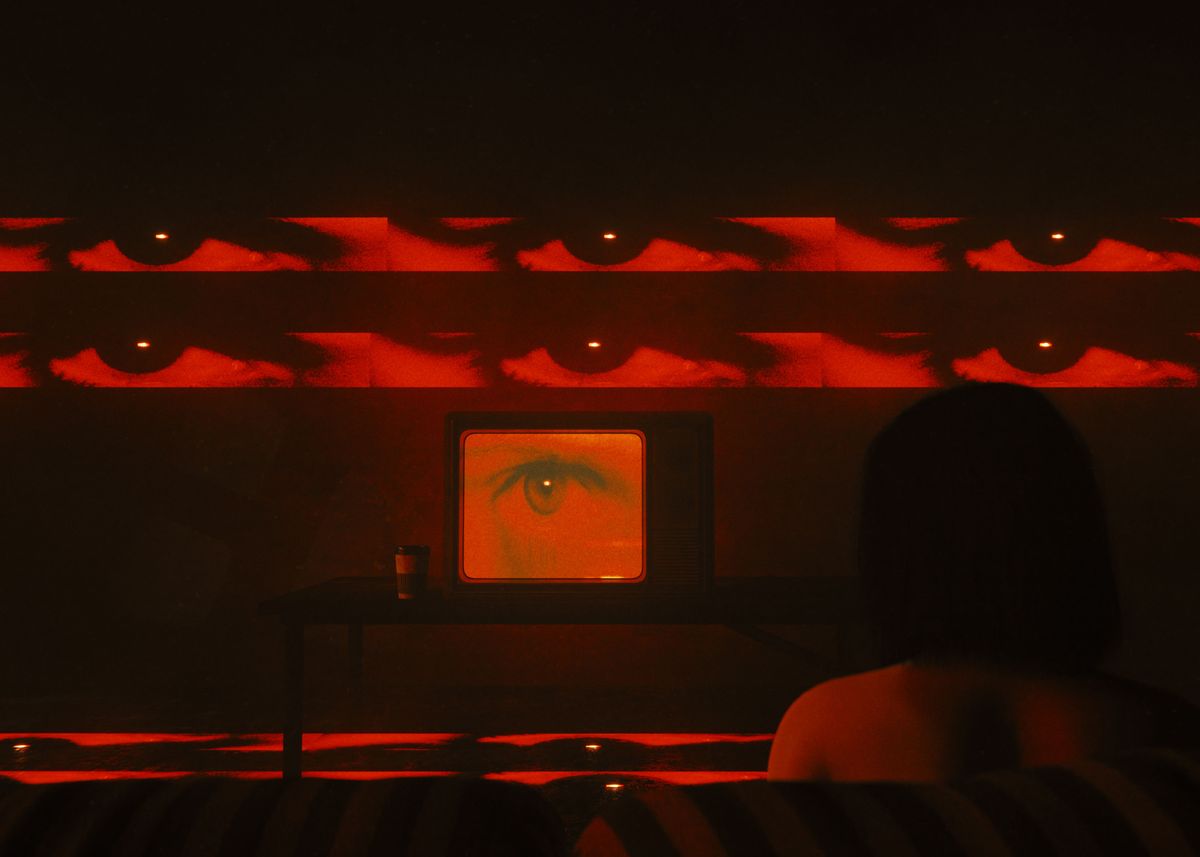 'RedEye Scene 1' Poster, picture, metal print, paint by Irawan Rizky ...