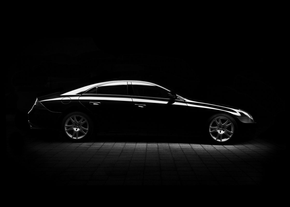 'Mercedes Benz W219' Poster, picture, metal print, paint by Lai Majnun ...
