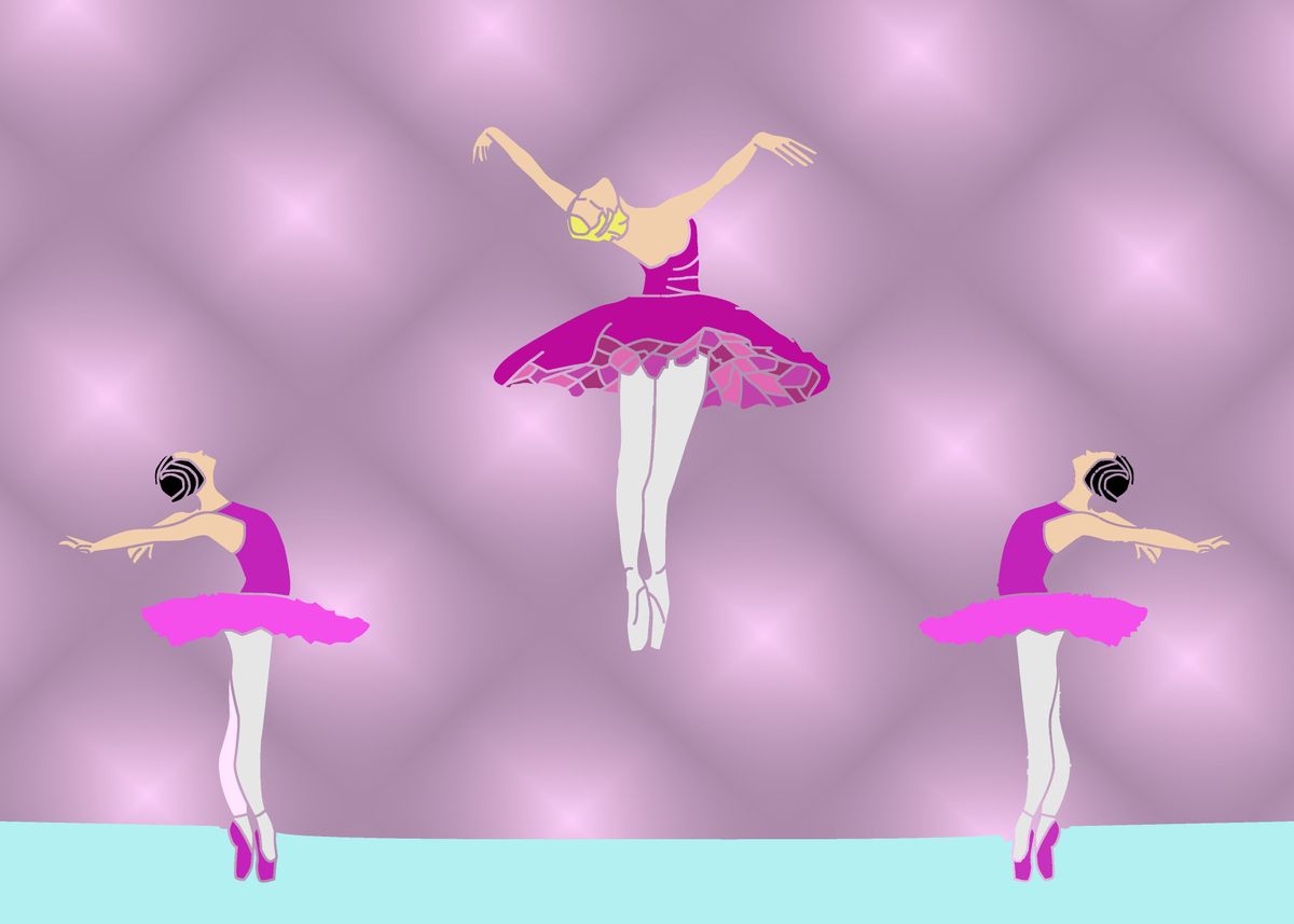 'ballet dancer ' Poster, picture, metal print, paint by Lindorf Temotio ...