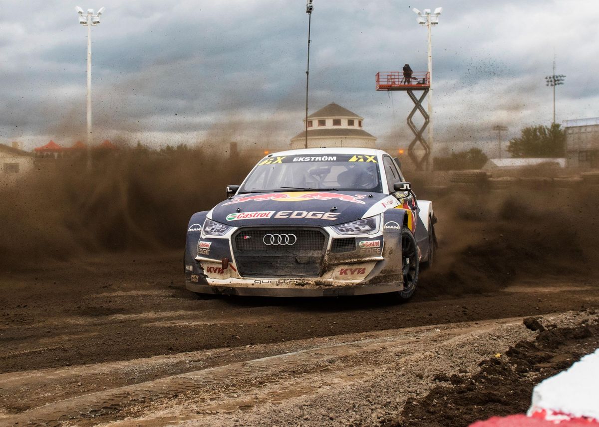 'Audi Rallycross' Poster, picture, metal print, paint by Monster Car ...