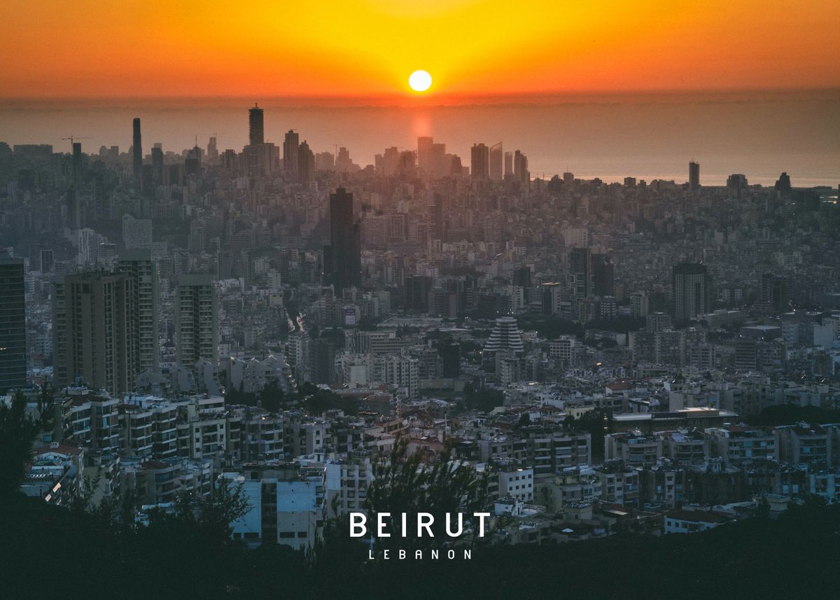 'Beirut ' Poster, picture, metal print, paint by Big City | Displate