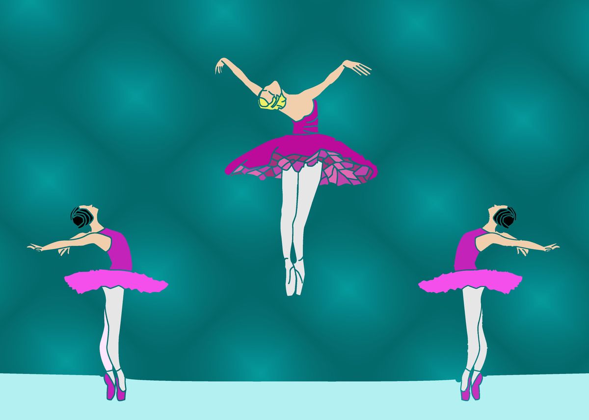 'ballet dancer ' Poster, picture, metal print, paint by Lindorf Temotio ...