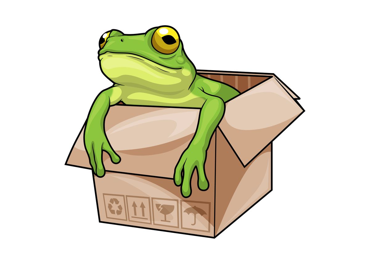 'Frog Box' Poster, picture, metal print, paint by Markus Schnabel ...
