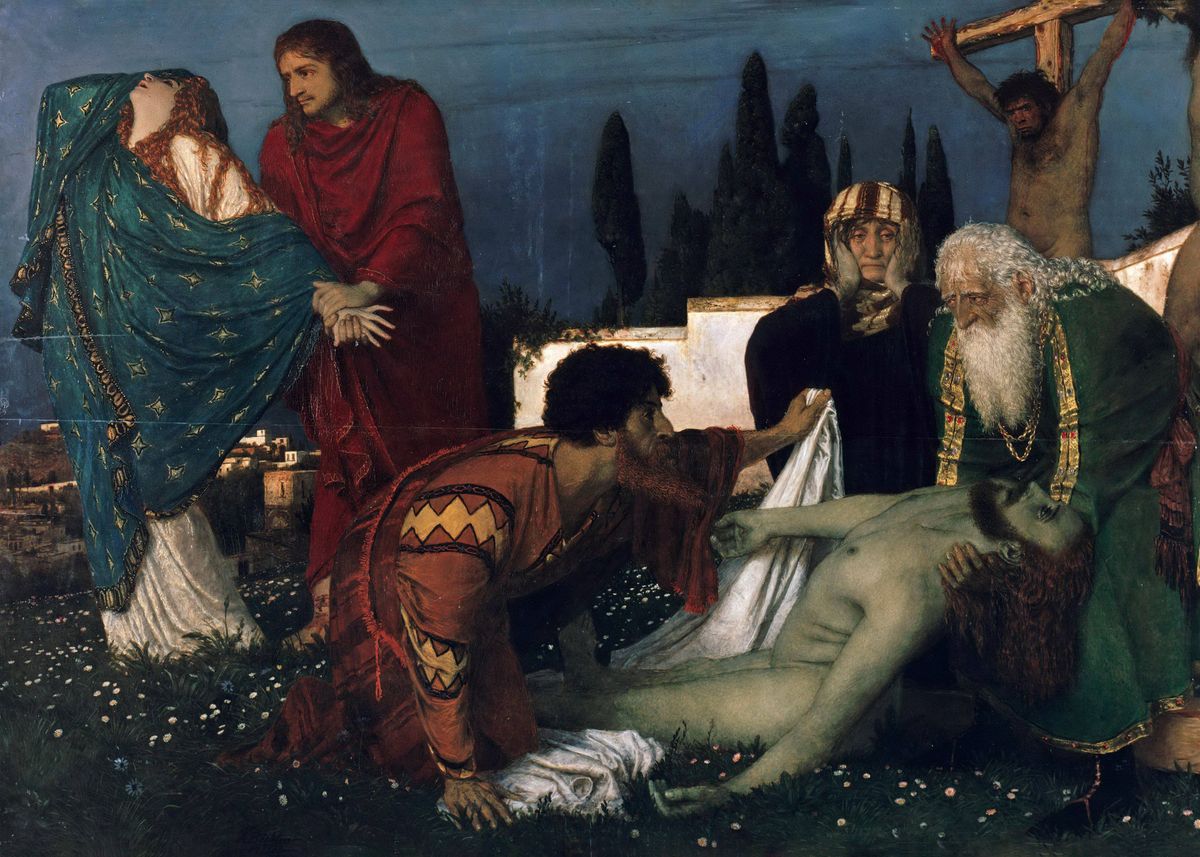 'The Deposition ' Poster, picture, metal print, paint by tony4urban ...