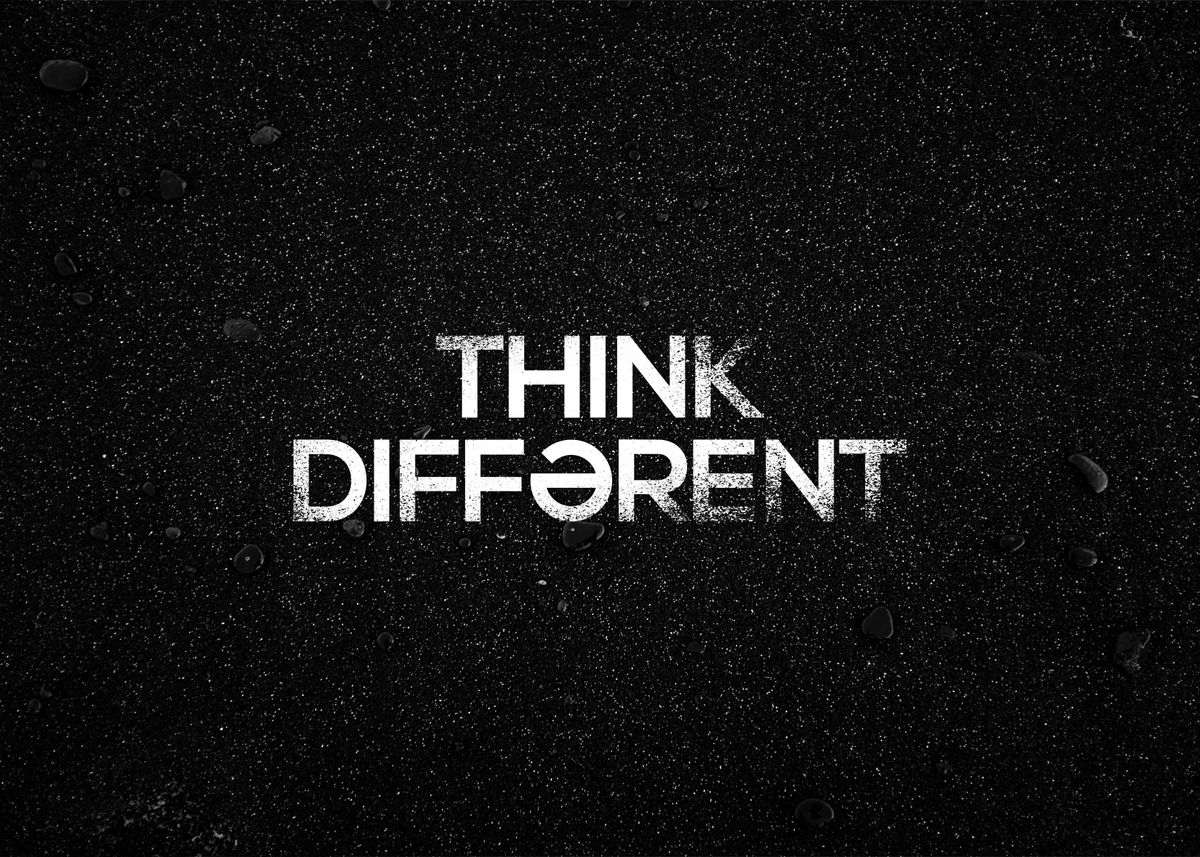 'Think Different' Poster by Conceptual Photography | Displate