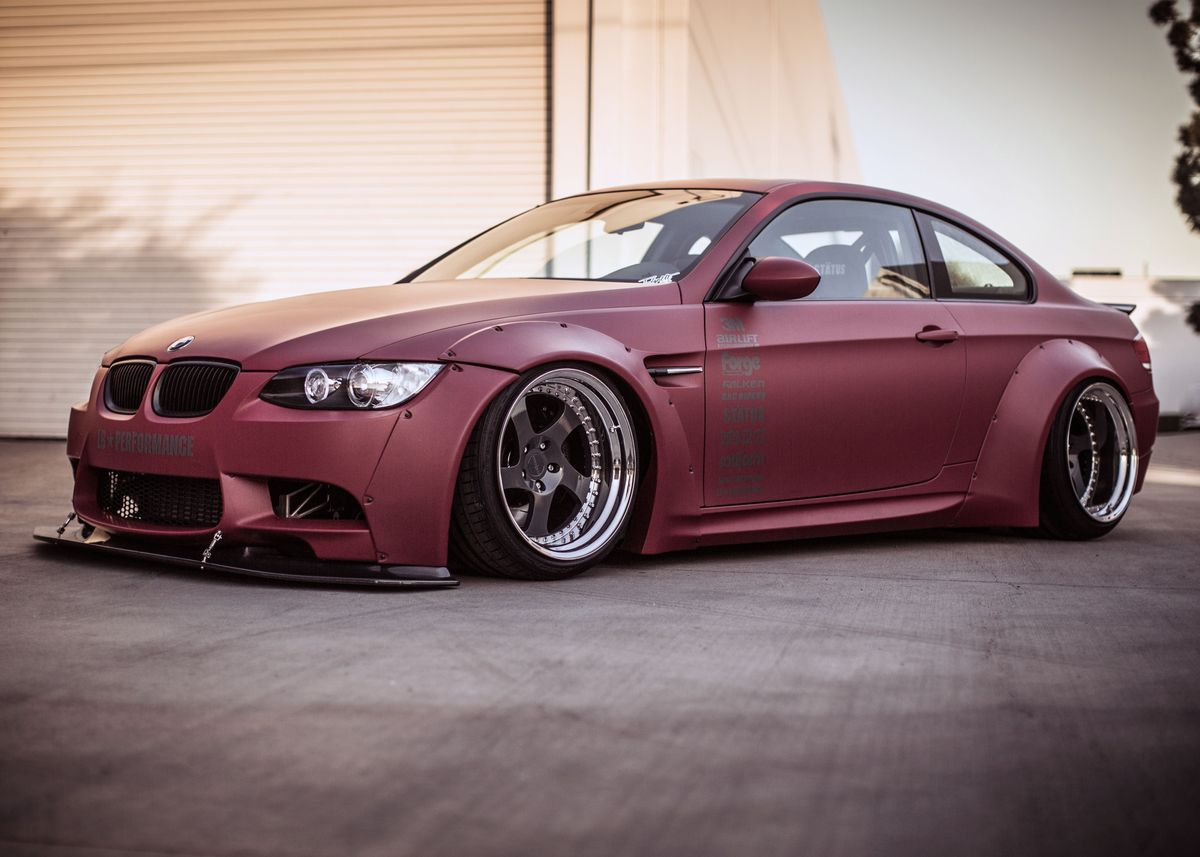 'BMW E92 M3 ' Poster, picture, metal print, paint by Va Mitha | Displate