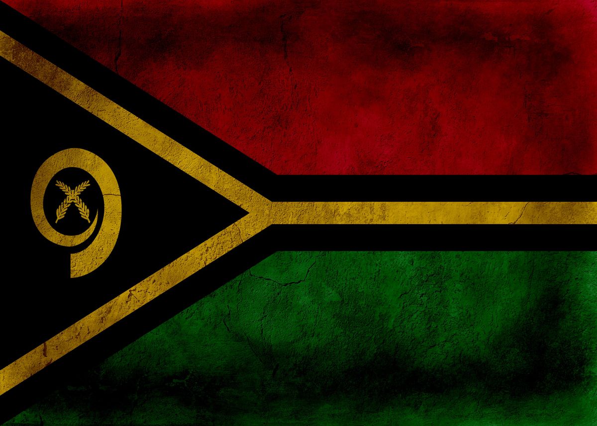'Vanuatu' Poster, picture, metal print, paint by Eli Cassin | Displate
