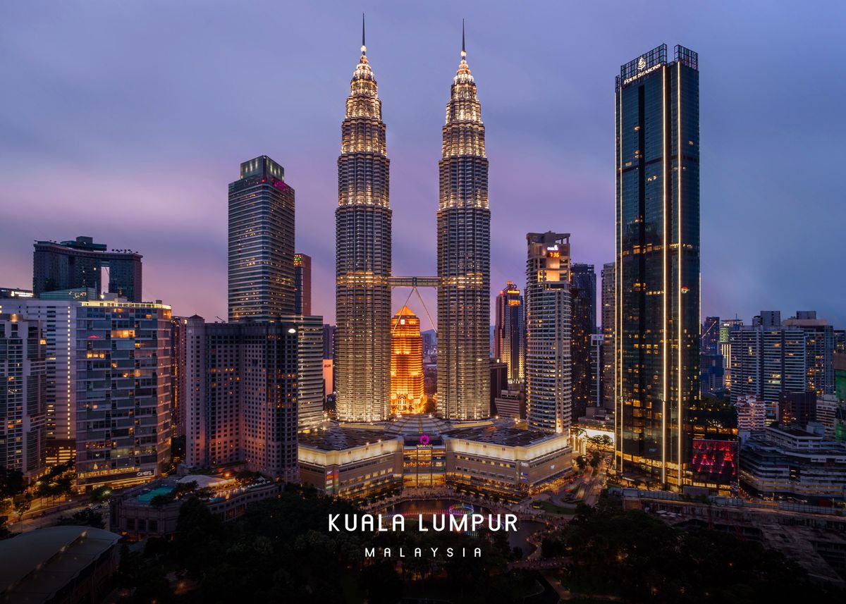 'Kuala Lumpur ' Poster, picture, metal print, paint by Travel Addict ...