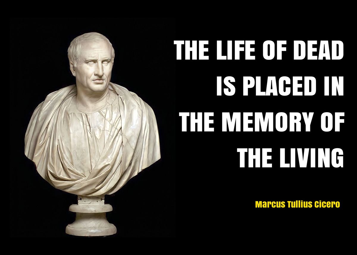 'Marcus Quotes' Poster, picture, metal print, paint by Angela Kawai ...