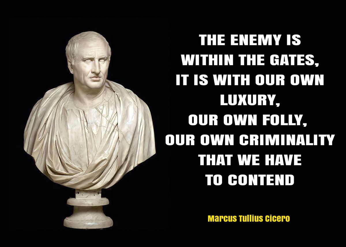 'Marcus Quotes' Poster, picture, metal print, paint by Angela Kawai ...