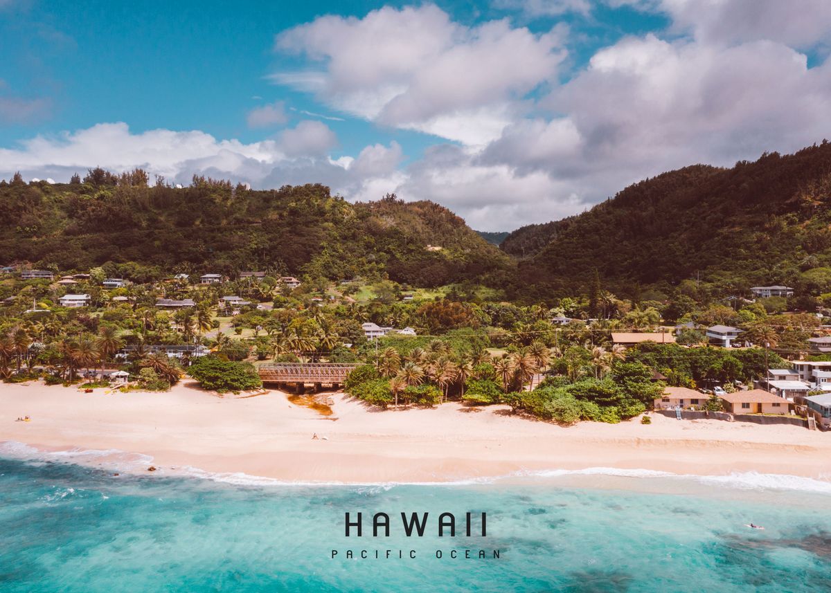 'Hawaii ' Poster, picture, metal print, paint by Travel Addict | Displate