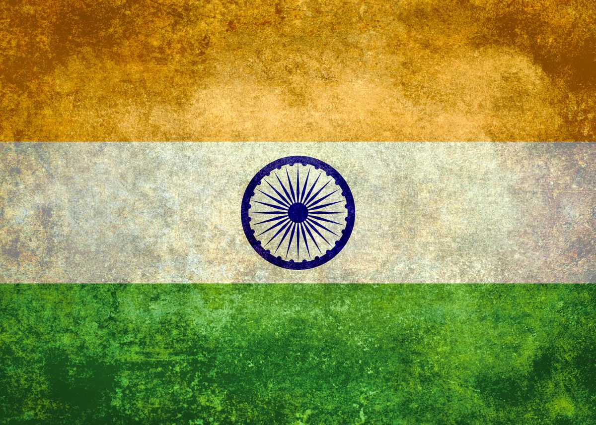 'Indian Flag of India' Poster, picture, metal print, paint by Bruce ...