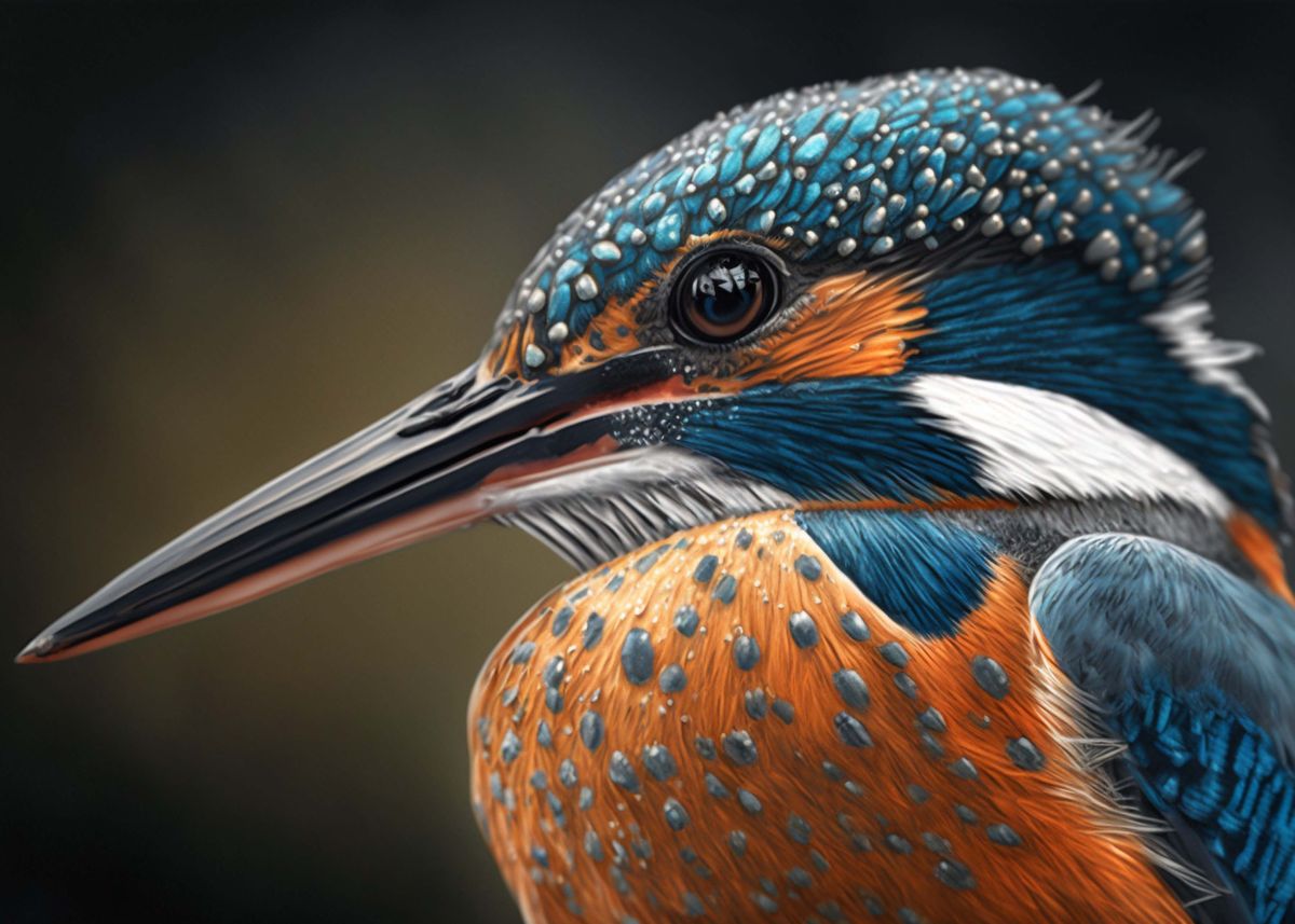 'kingfisher' Poster, picture, metal print, paint by Travel Travel ...