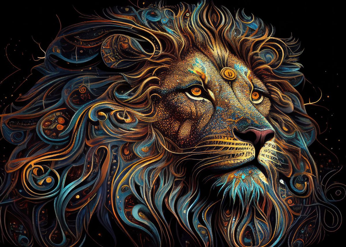 'El Rey' Poster, picture, metal print, paint by Claudia McKinney | Displate