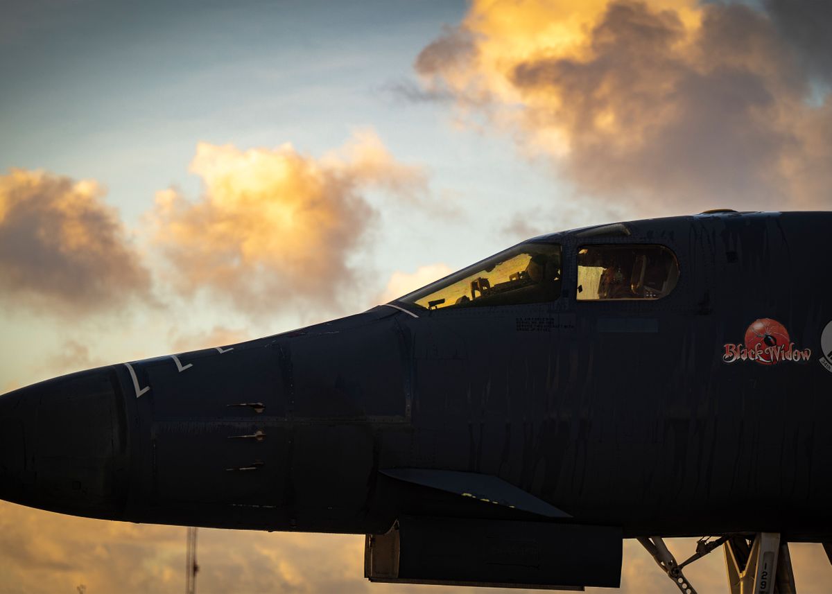 'B1B Lancer' Poster, picture, metal print, paint by Conceptual ...