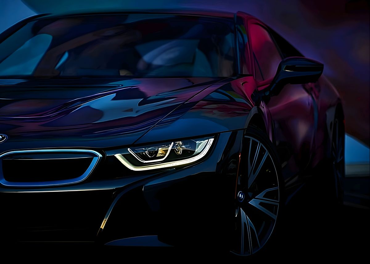 'Bmw' Poster, picture, metal print, paint by Alex Morgan | Displate