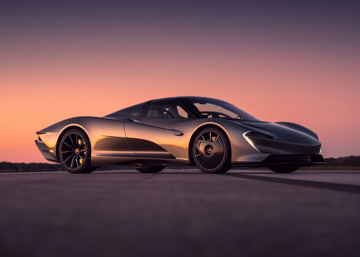 'McLaren Speedtail' Poster by Indi Creator | Displate