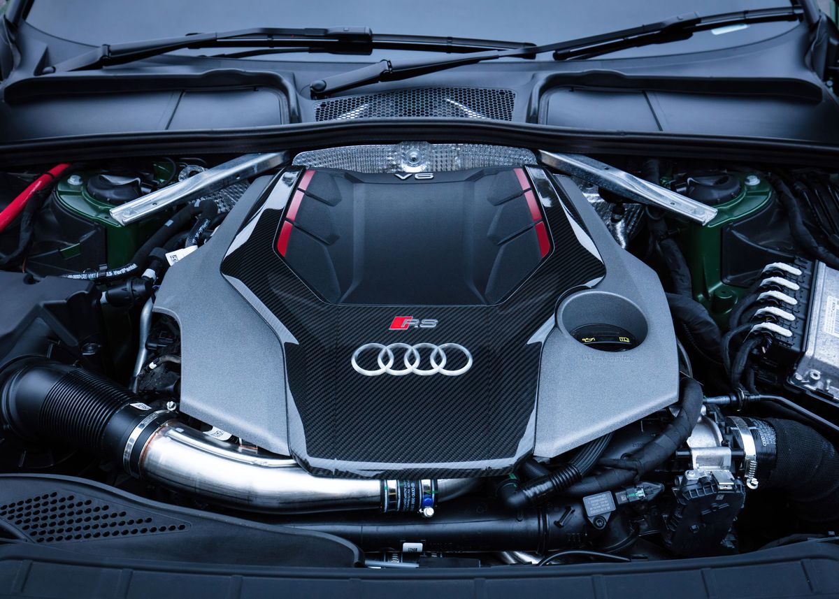 'Audi Engine Car' Poster, picture, metal print, paint by Richard Art ...