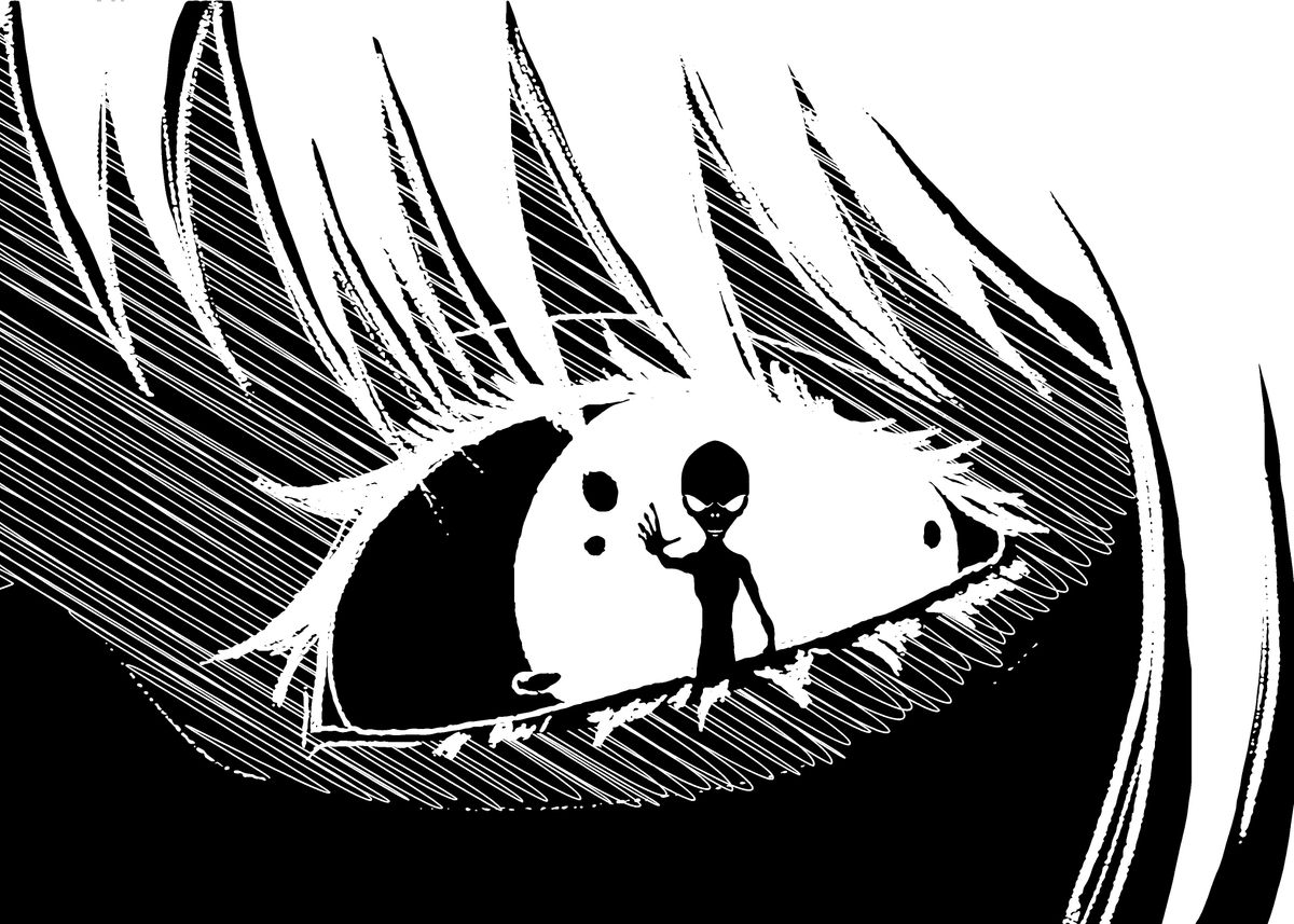 'Cryptidcore Aesthetic' Poster, picture, metal print, paint by ...