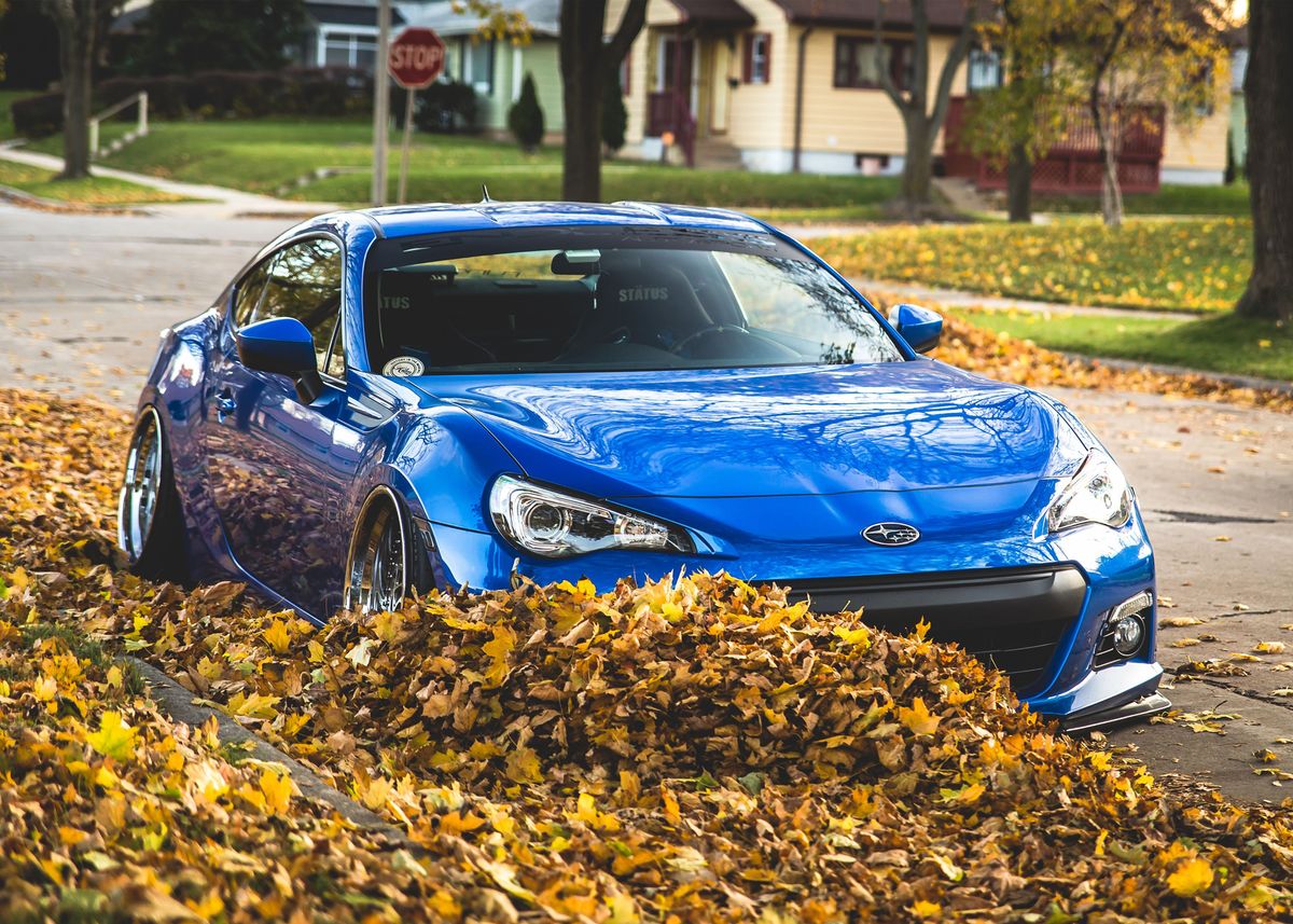 'Subaru BRZ' Poster, picture, metal print, paint by Ma Chan | Displate