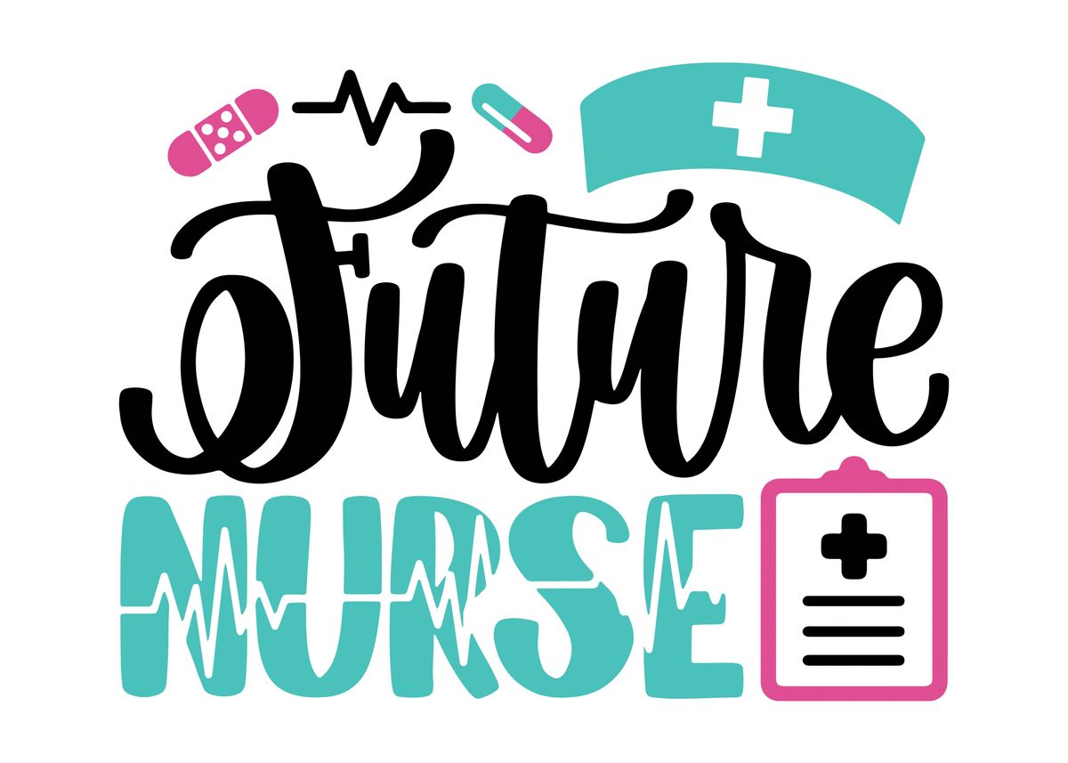 'Future Nurse' Poster, picture, metal print, paint by GOHAN | Displate