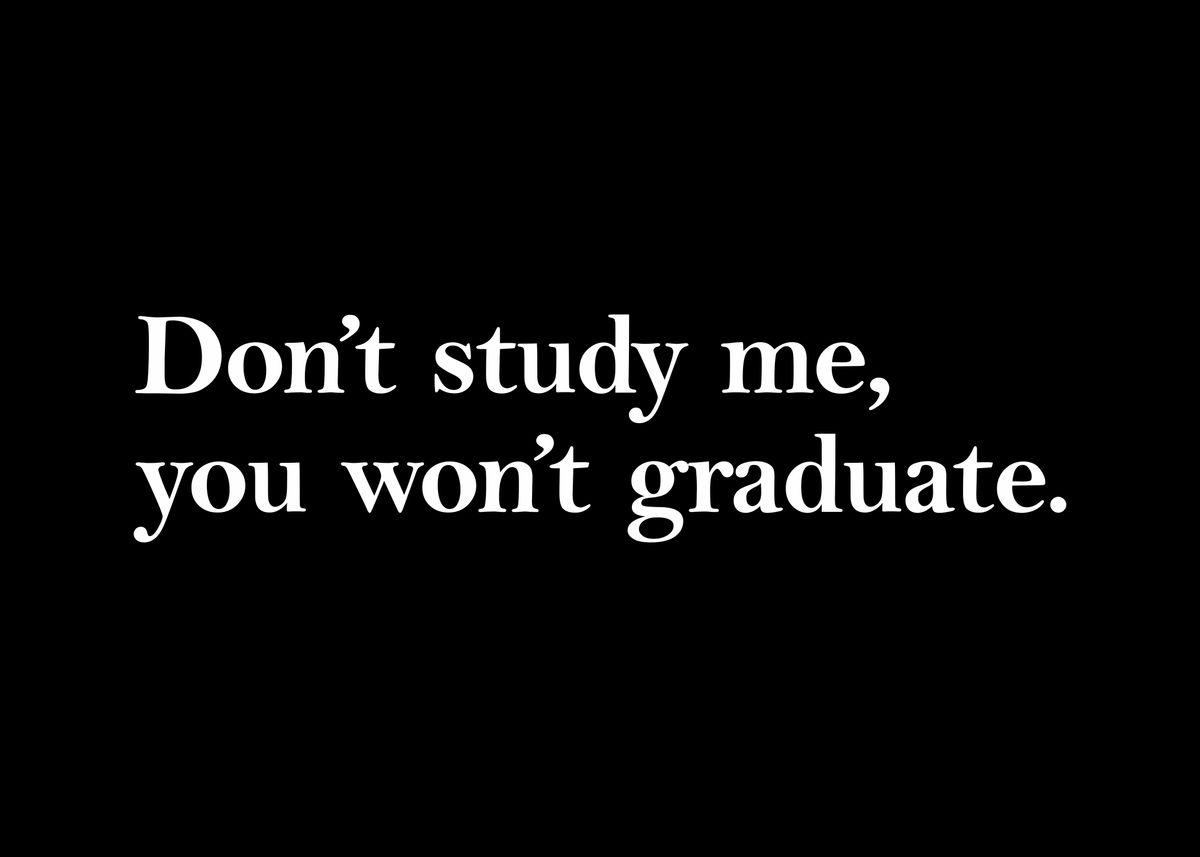 'Do Not Study Me' Poster, picture, metal print, paint by Ba Ab | Displate
