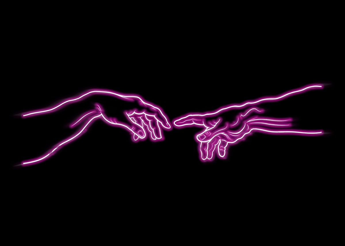 'The Creation of Adam' Poster, picture, metal print, paint by Uber ...