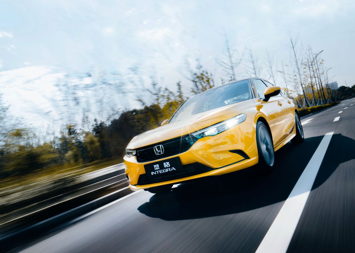 'Honda Integra' Poster, picture, metal print, paint by Erikk act | Displate