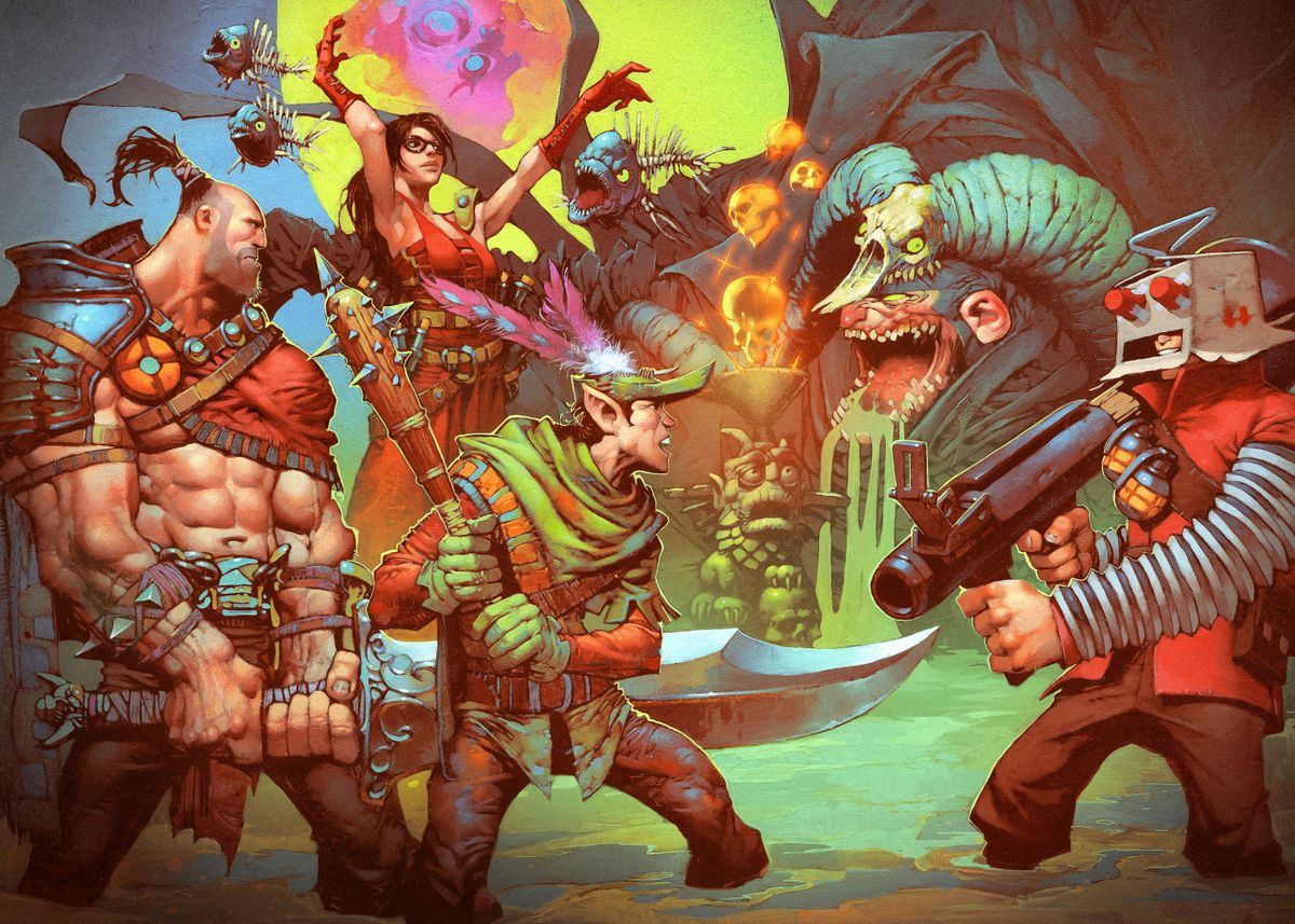 'Team' Poster, picture, metal print, paint by Team Fortress 2 | Displate