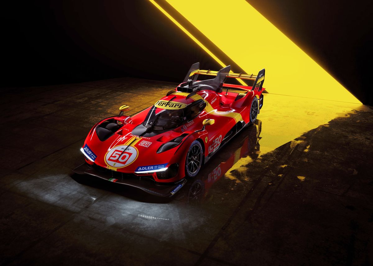 'Ferrari 499p Hyper Car ' Poster, picture, metal print, paint by Erikk ...