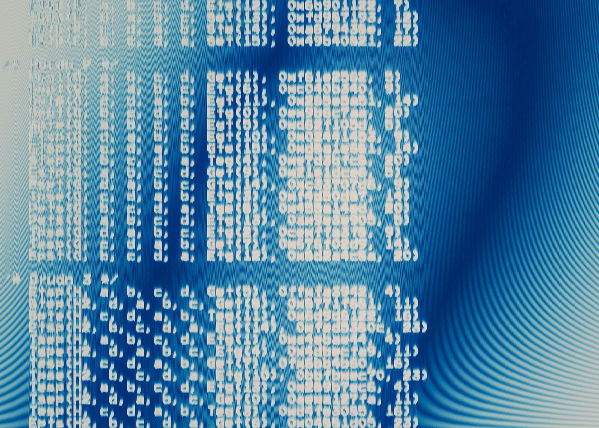 'Modul source code scramble' Poster, picture, metal print, paint by ...