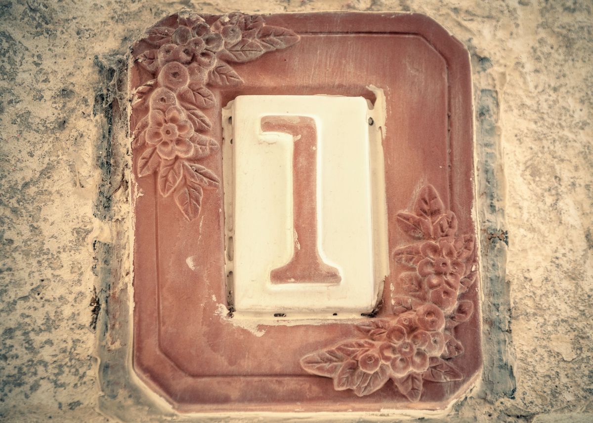 'Number 1 tile street' Poster, picture, metal print, paint by Grenar ...