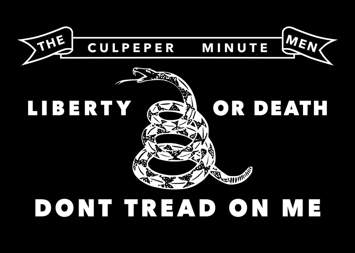 'Culpeper Minutemen Flag' Poster, picture, metal print, paint by Bruce ...