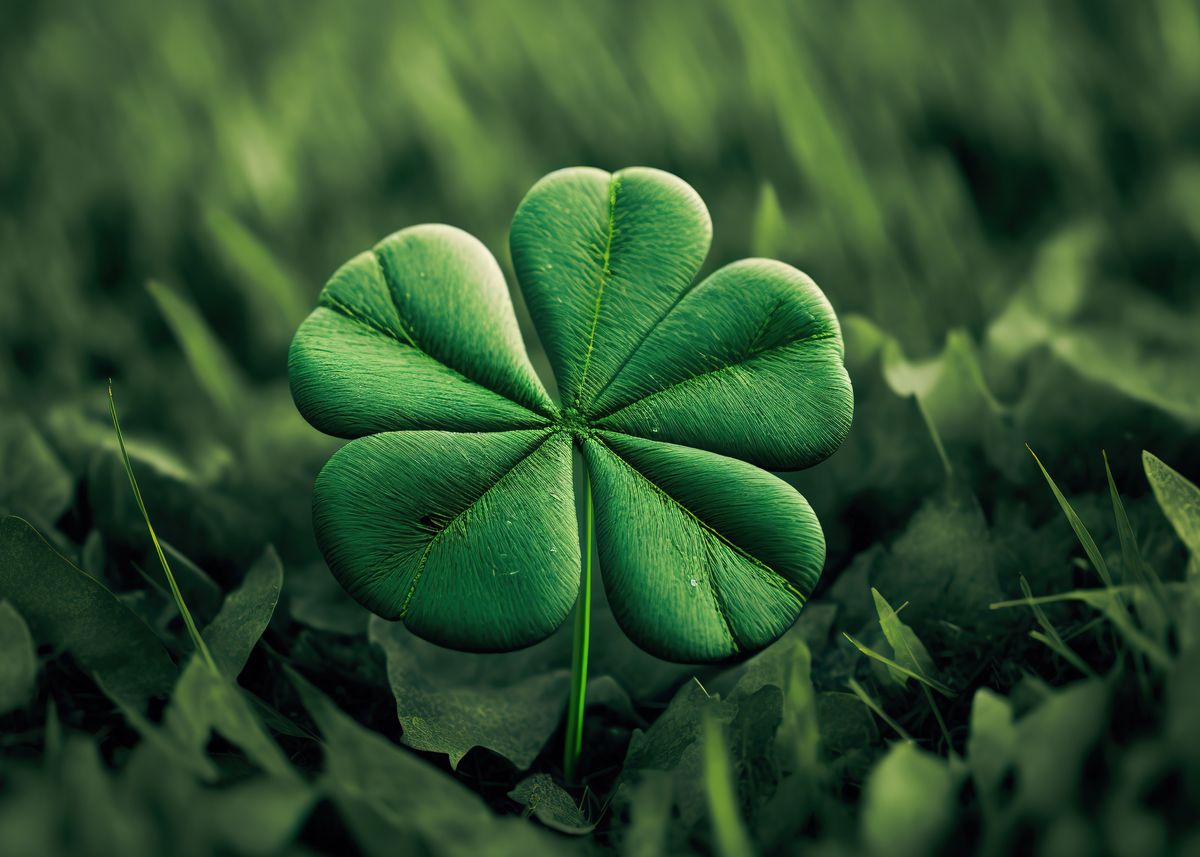 'Four Leaf Clover' Poster by Ana Calvert | Displate