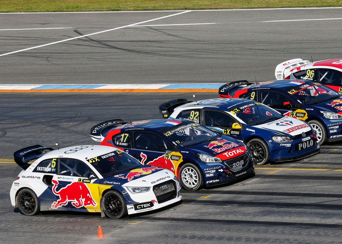 'Audi Rallycross' Poster, picture, metal print, paint by Va Mitha ...