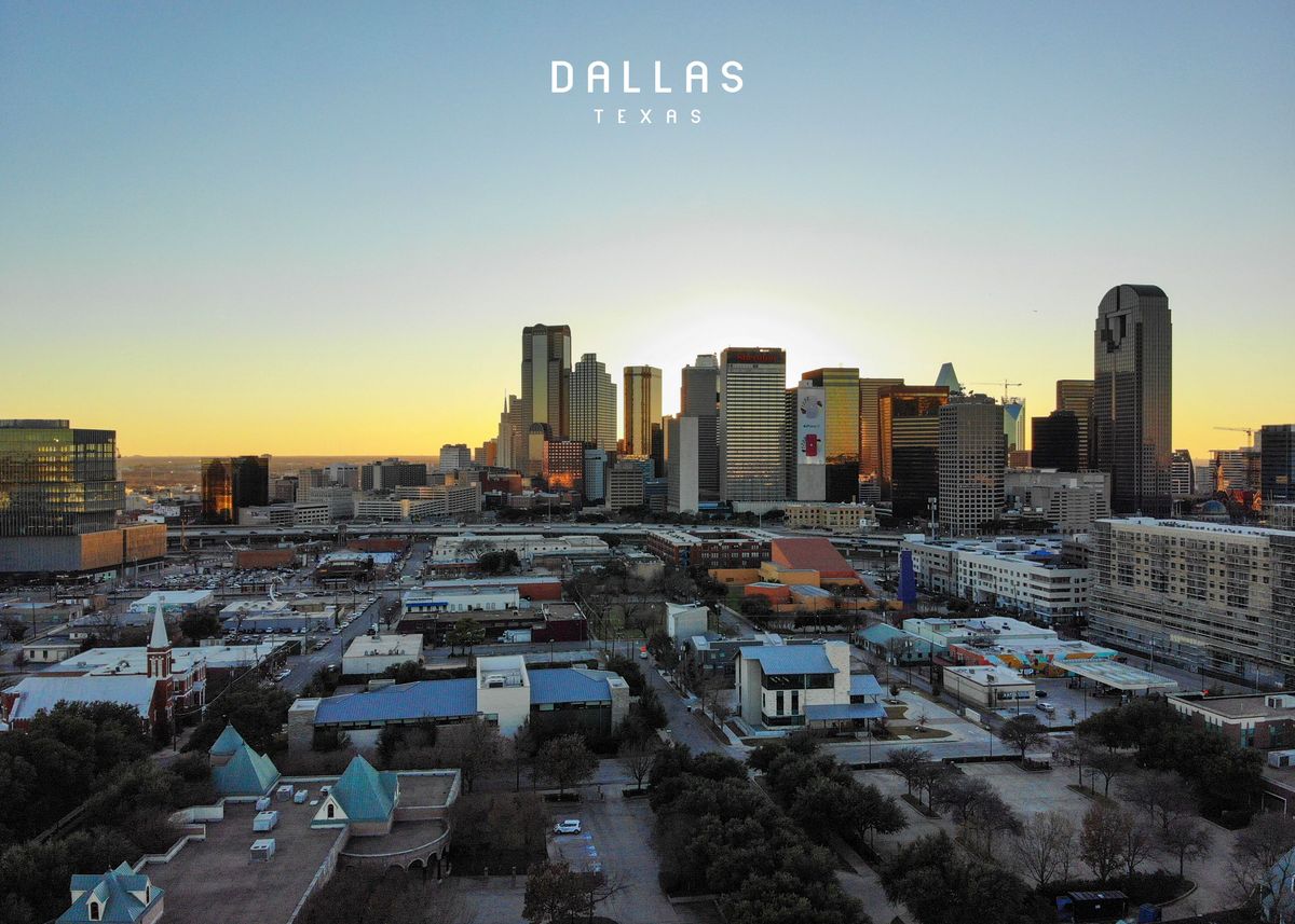 'Dallas ' Poster, picture, metal print, paint by Travel Addict | Displate