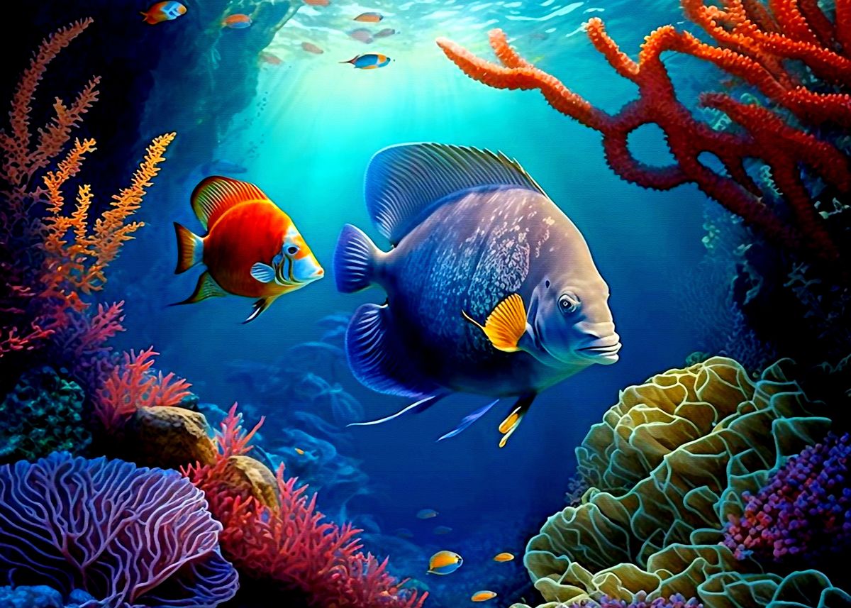 'Fish' Poster by minh doan | Displate