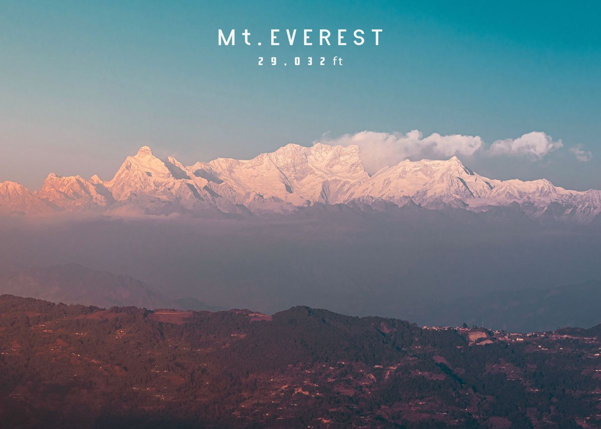 'Mount Everest ' Poster, picture, metal print, paint by Explore ...